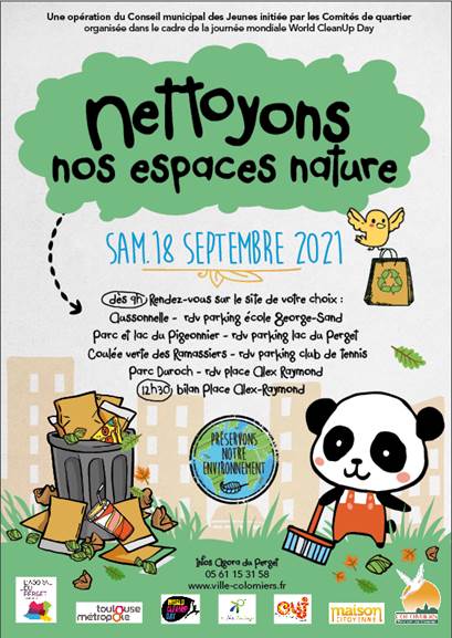World Clean Up Day Nettoyons Nos Espaces Nature API H l ne Boucher World Clean Up Day Nettoyons Nos Espaces Nature API H l ne Boucher